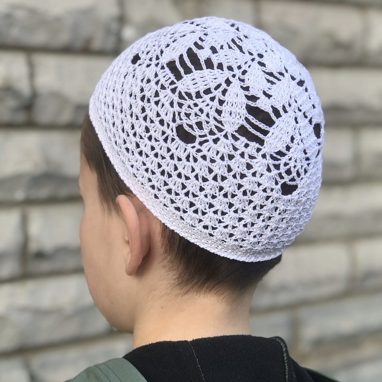 Handcrafted kufi cap for adults PDF pattern - Crealandia