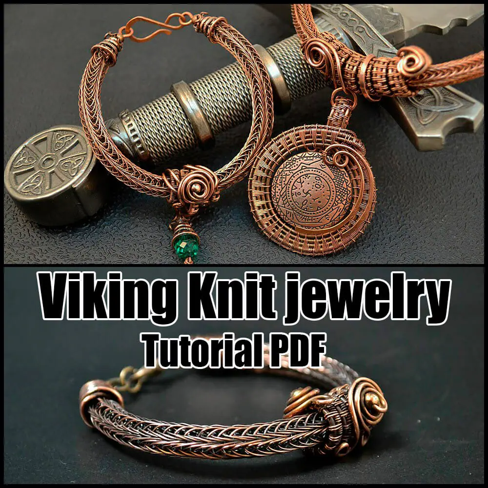 Viking Knit jewelry tutorial PDF - Crealandia