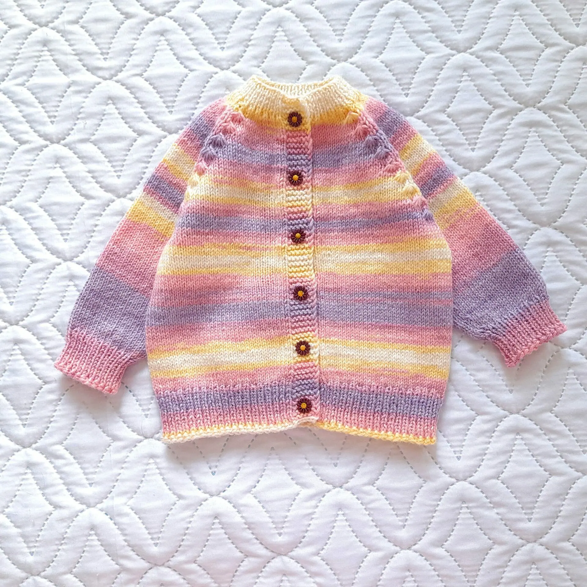 Step-by-Step Baby Cardigan Pattern Vitalina