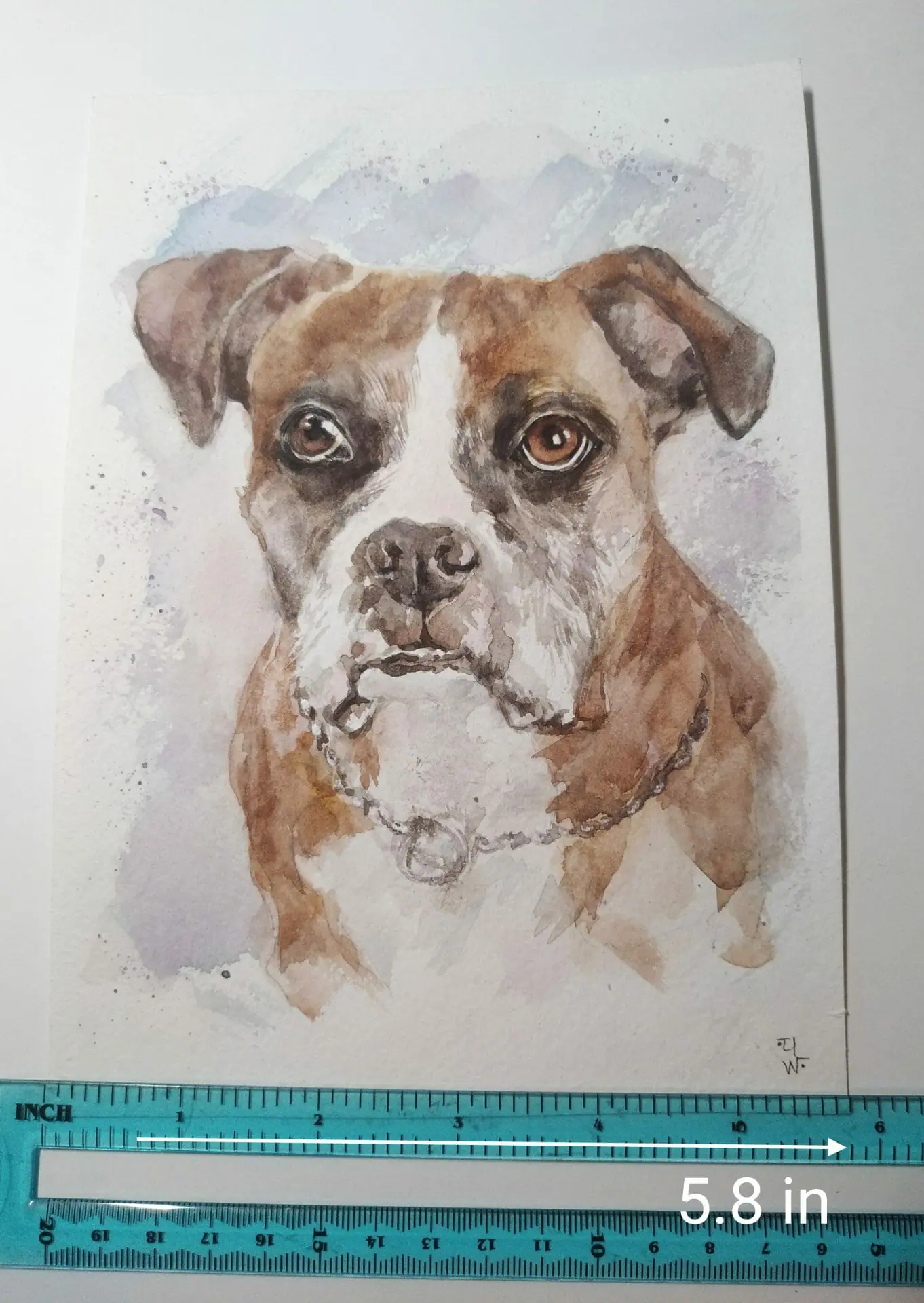 Sweet Bae Girl Watercolor Painting