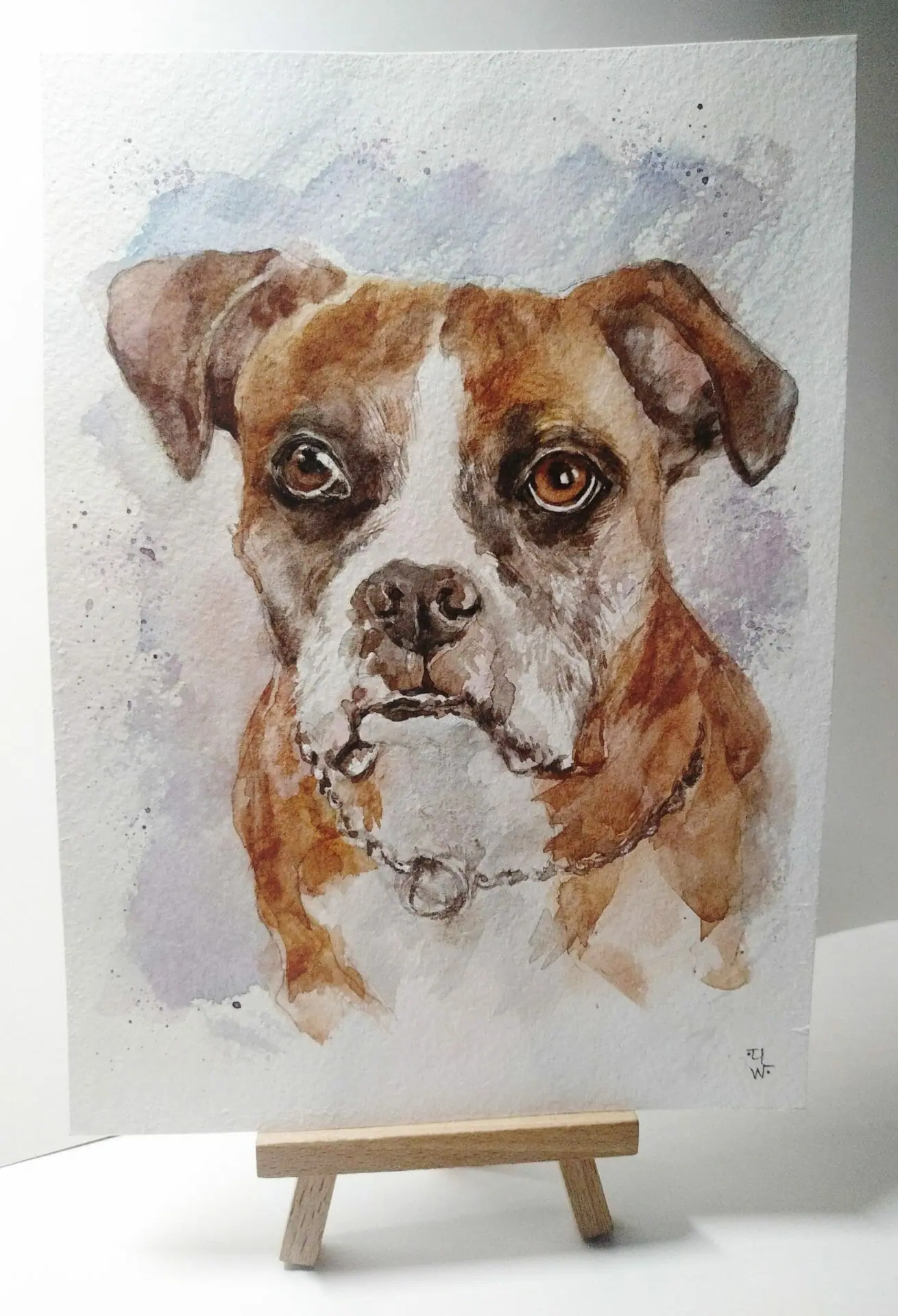 Sweet Bae Girl Watercolor Painting