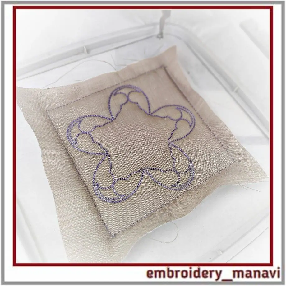 Quilt Block 13a Machine Embroidery Designs - 6 Sizes