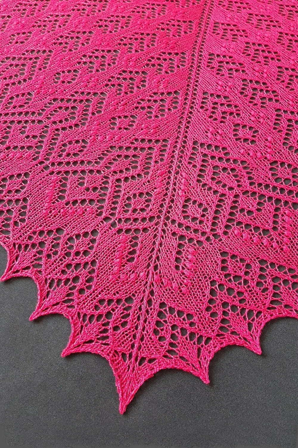 Nupped Malva Shawl PDF Knitting Pattern Knit Large Size Wrap Nupped Malva Shawl PDF Knitting Pattern Knit Large Size Wrap