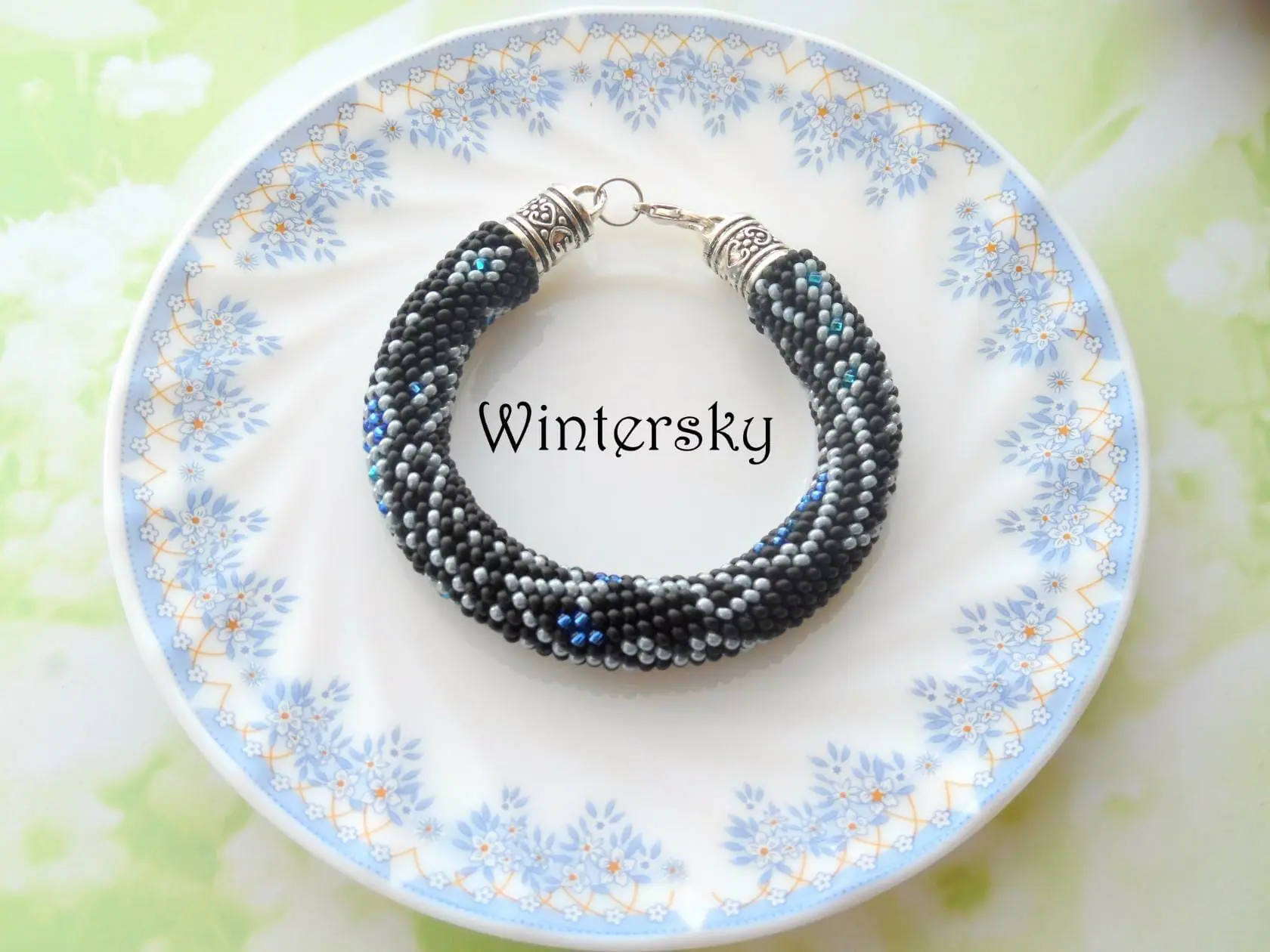 Seed beads crochet bracelet - python brachelet - gift - snake bracelet ...