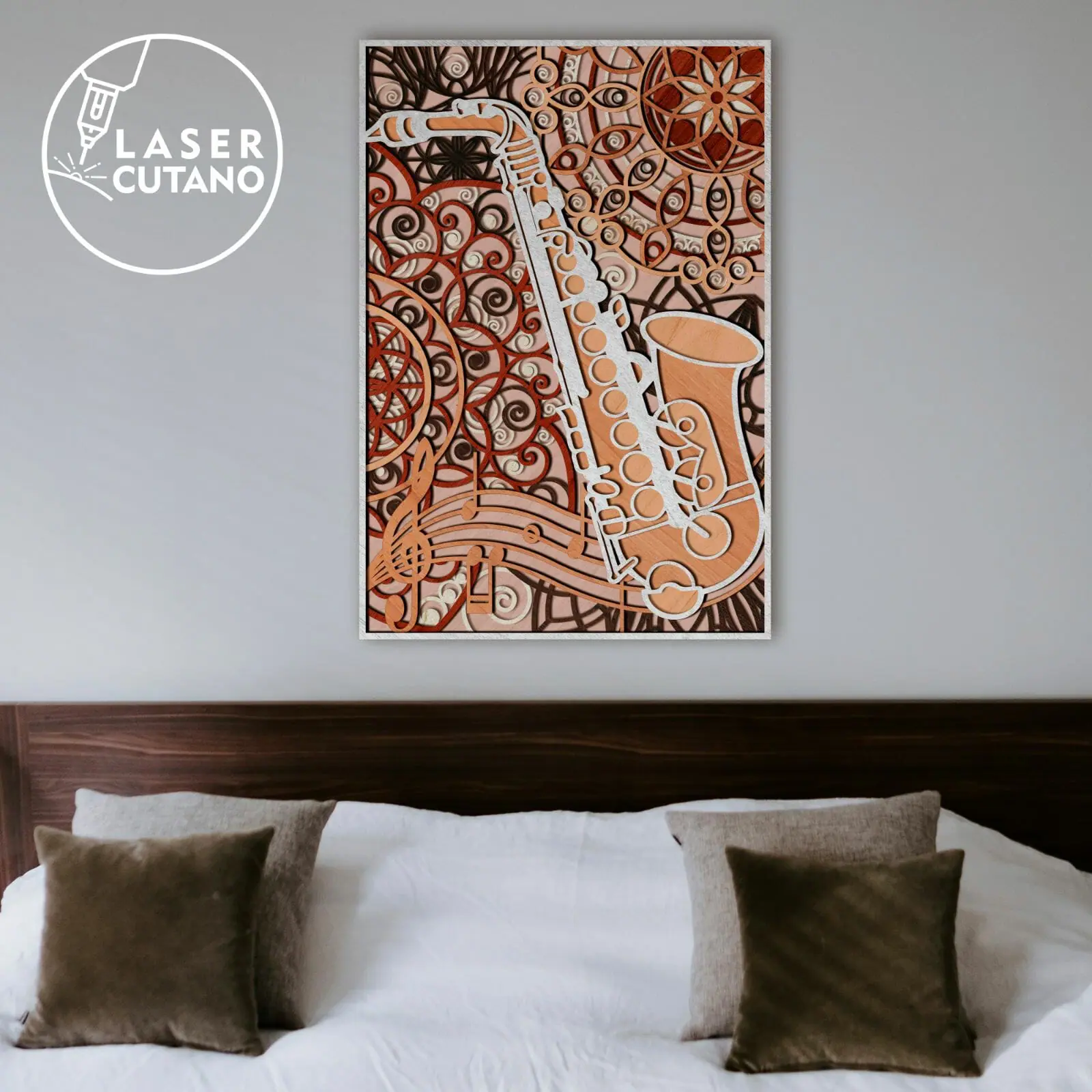 Saxophone Digital Multilayer Layout Cut Files