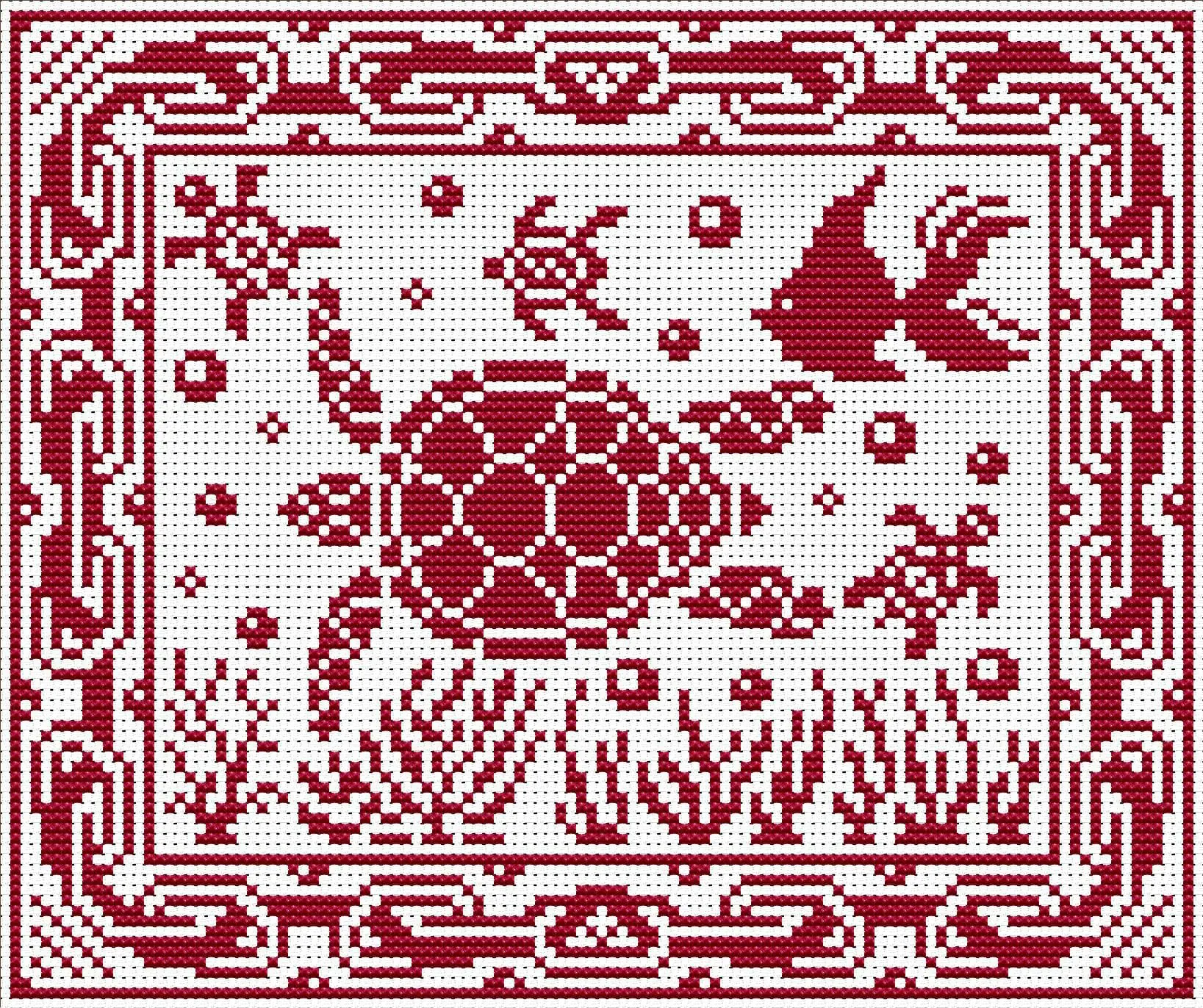 Cross stitch pattern Sea turtle pdf chart embroidery