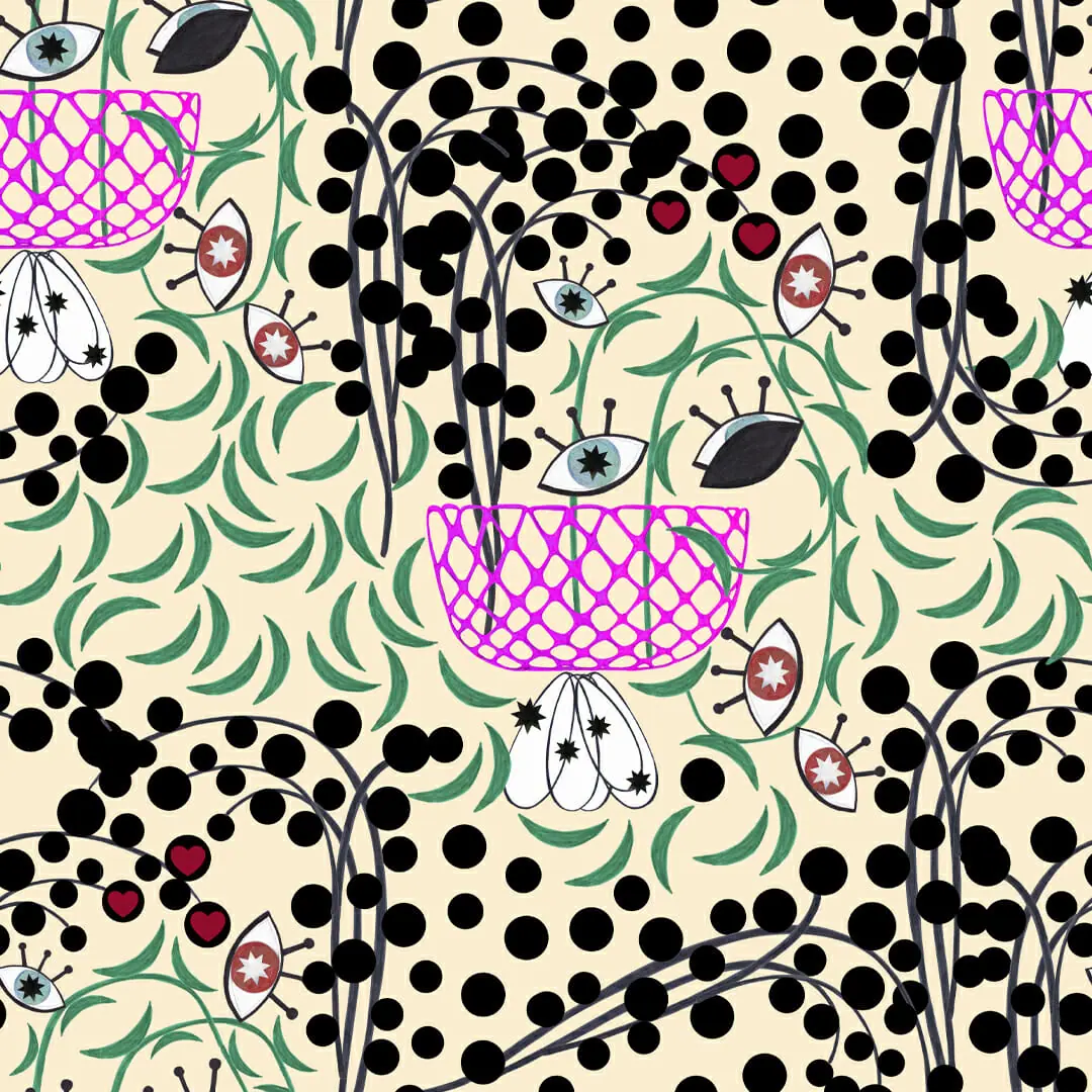 SET 4 Still life Seamless patterns - Crealandia