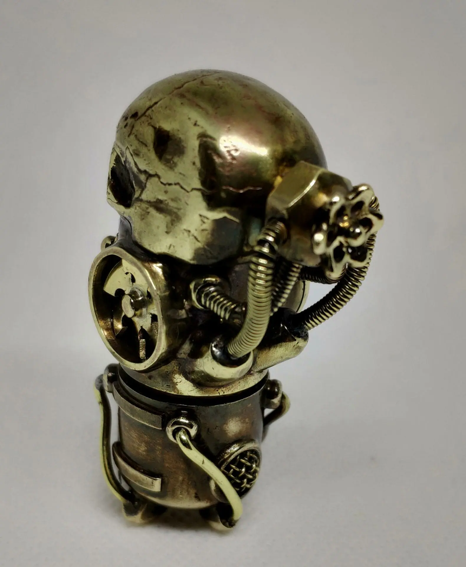 Skull steampunk USB flashdrive - Crealandia