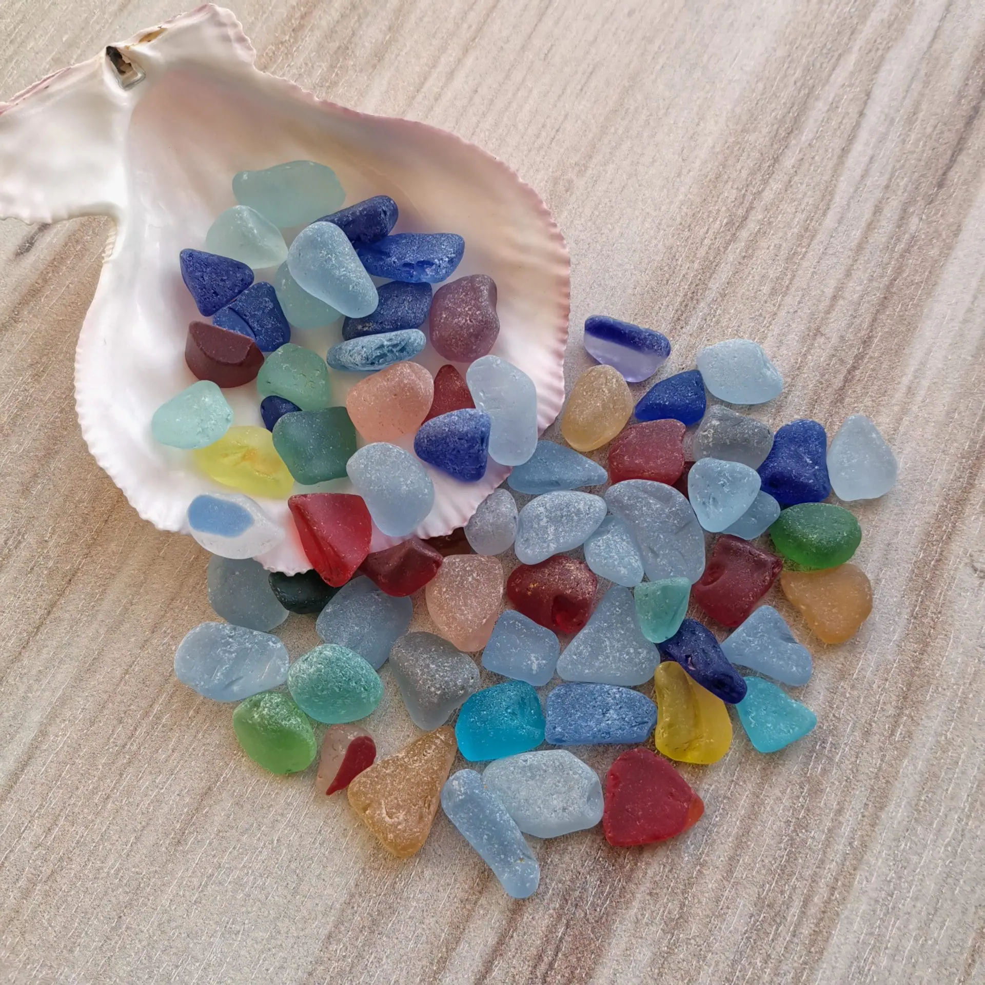 Mini Sea glass set 100g A165 beautiful sea glass
