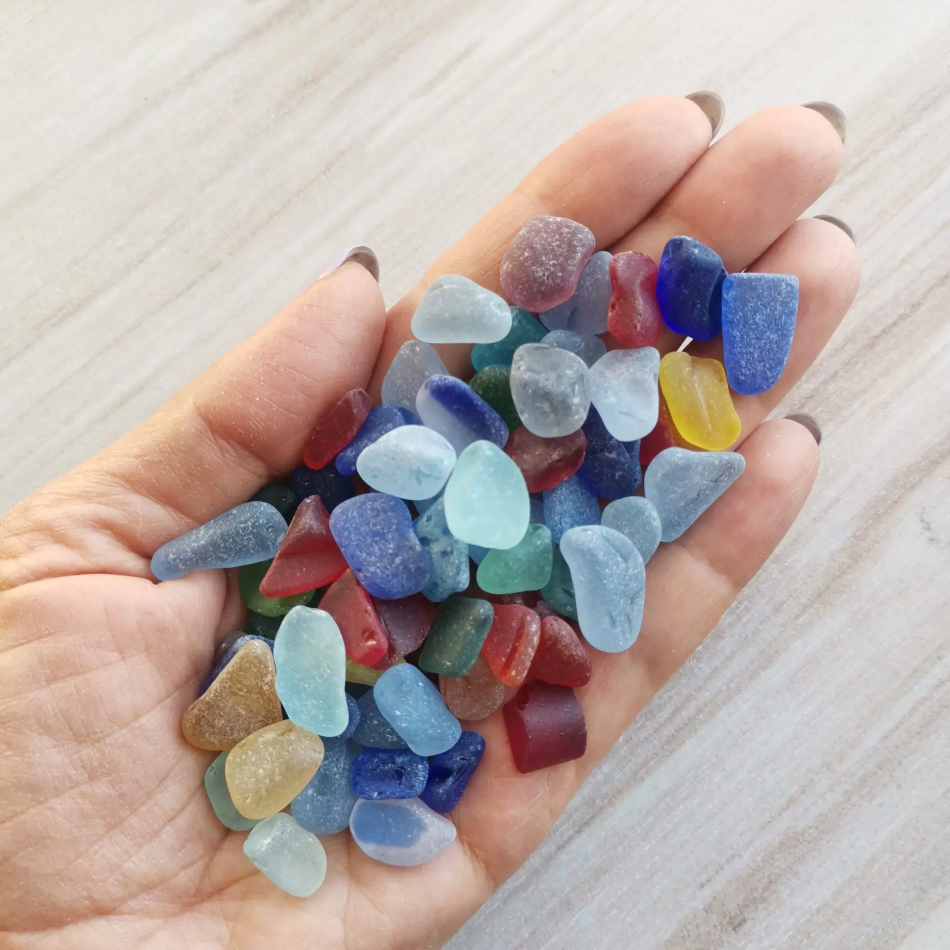 Mini Sea glass set 100g A165 beautiful sea glass