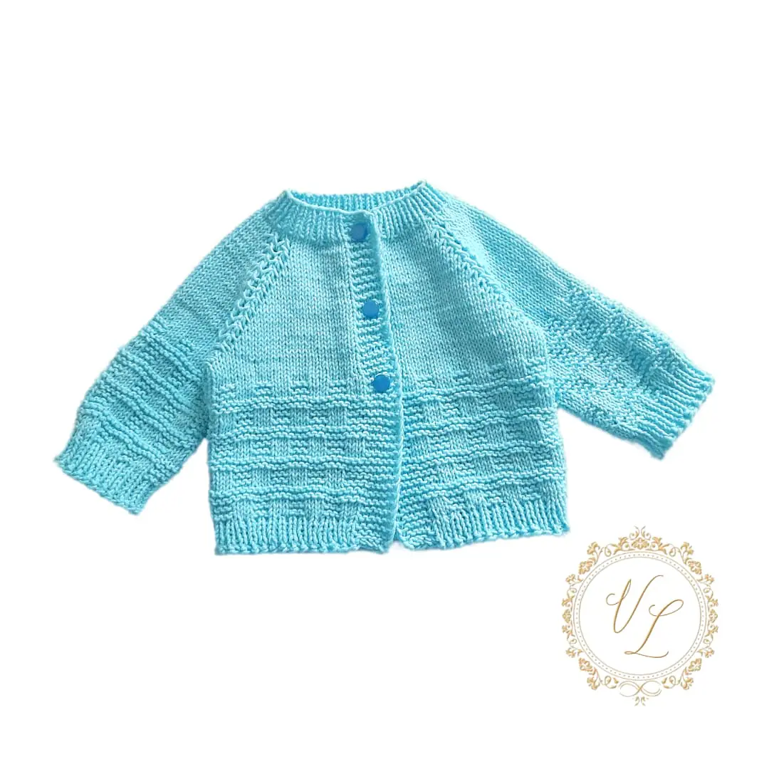 Step-by-Step Knitting Pattern Cardigan Vitalina