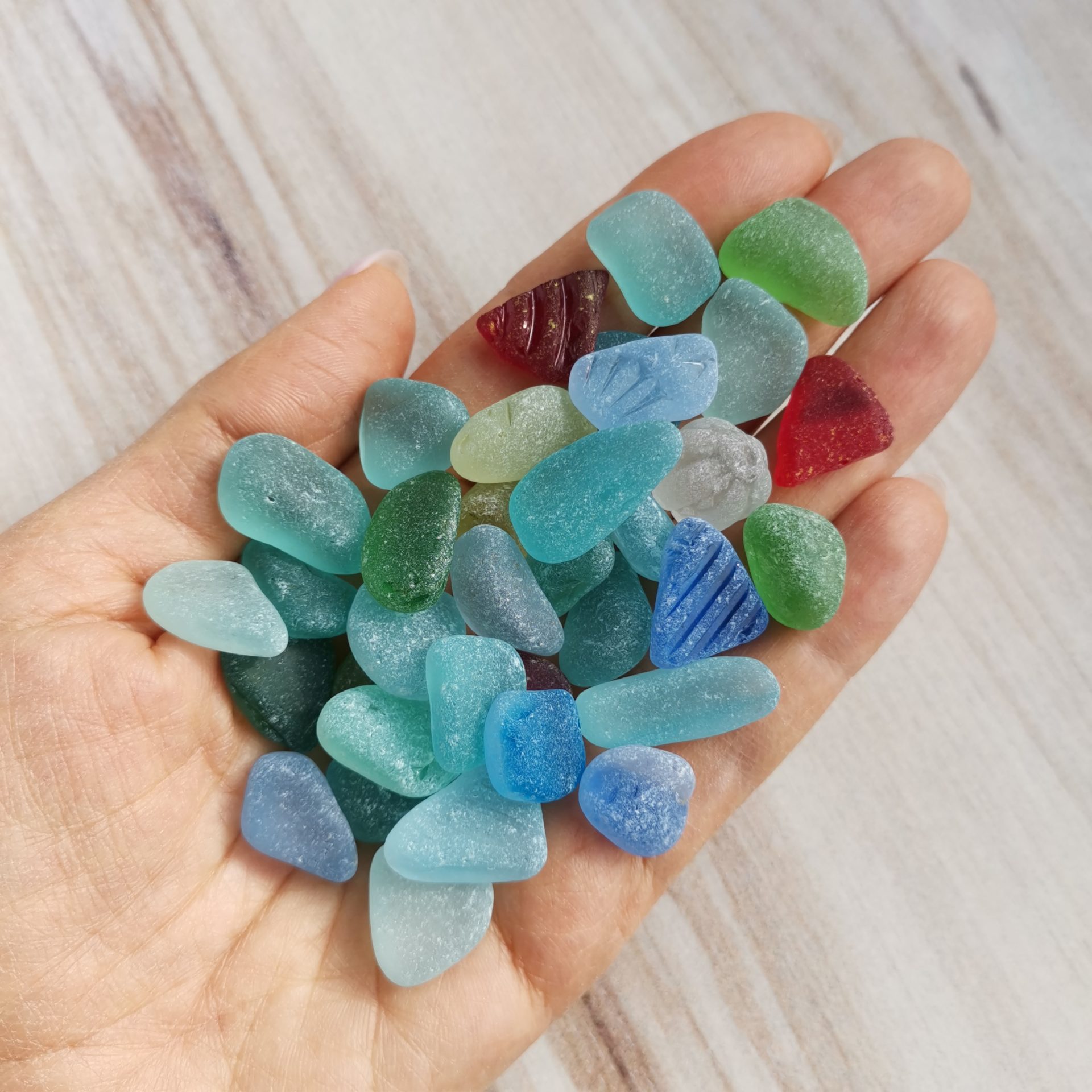 Set of sea glass A168 beautiful seaglass