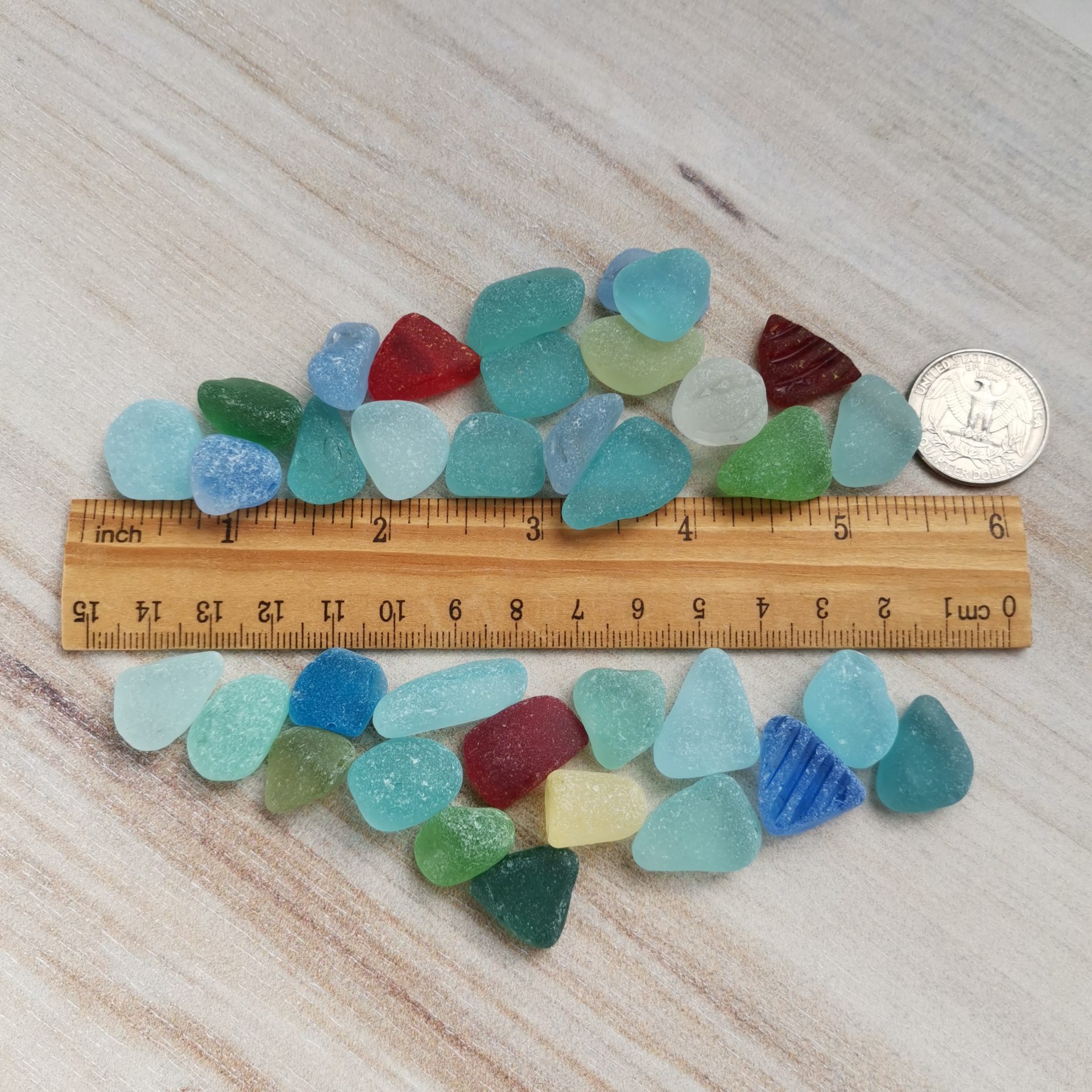 Set of sea glass A168 beautiful seaglass