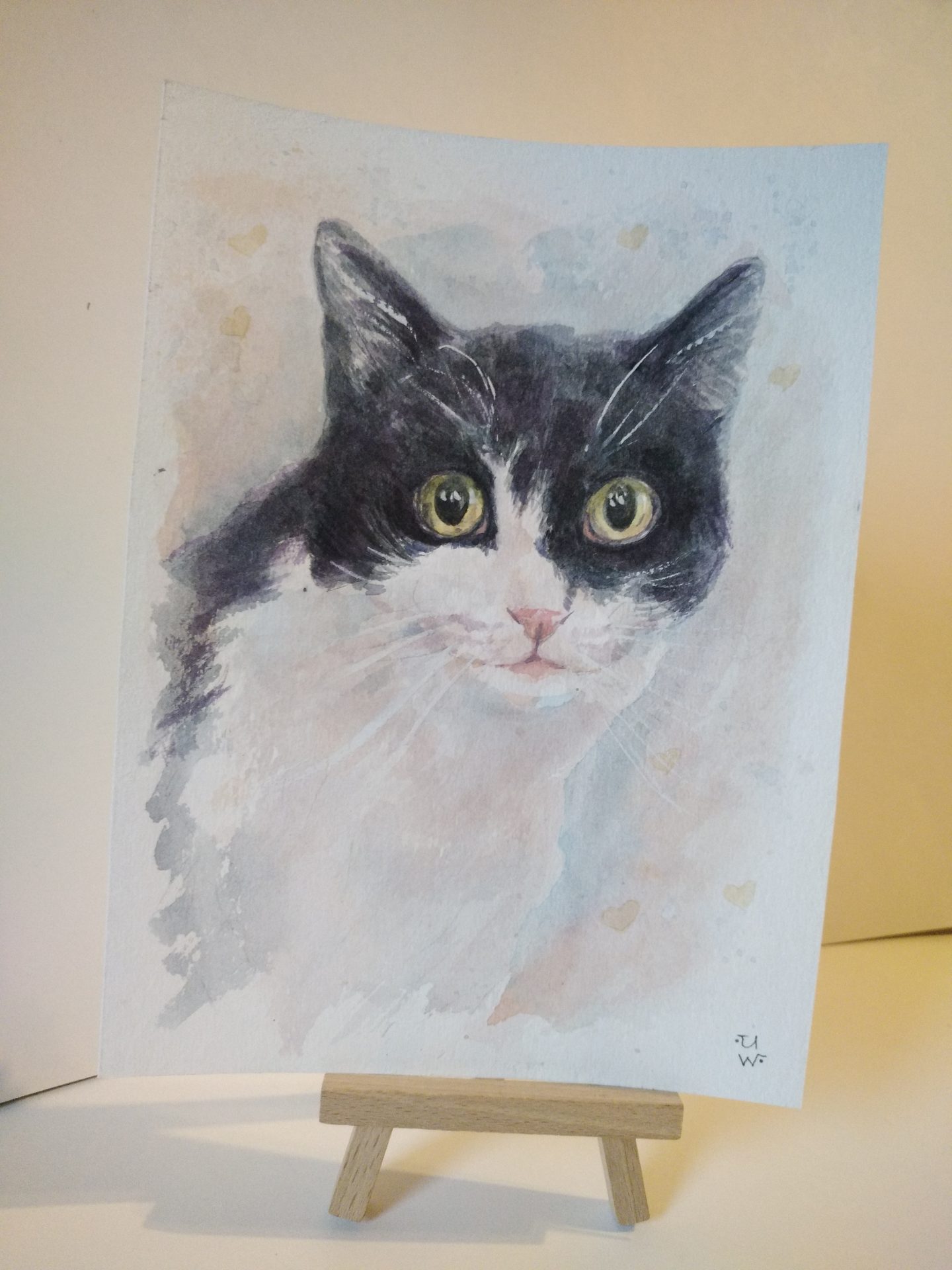 Sweet Ping Memorial Portrait Watercolor Painting