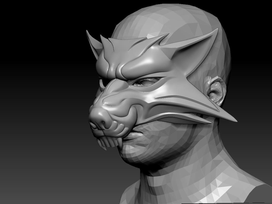 Witcher 3 Triss and Geralt wolf mask[3D Print files] - Crealandia