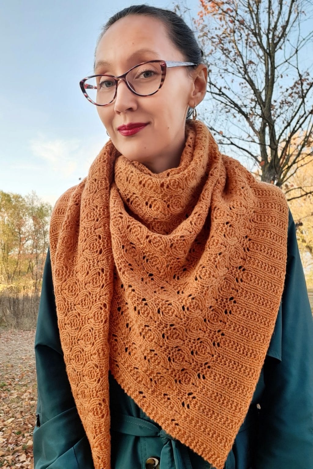 Warmth Asymmetrical Shawl Knitting Pattern Create Easy Scarf