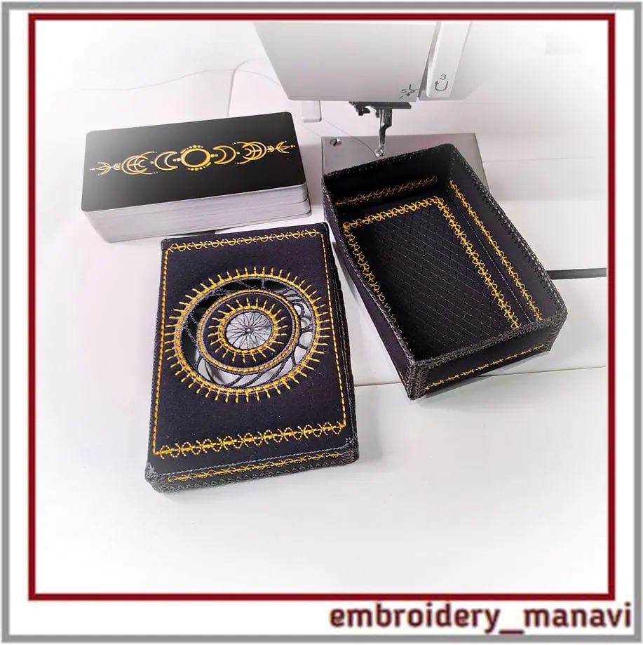In the hoop embroidery designs box with lid and cutwork - Embroidery ...