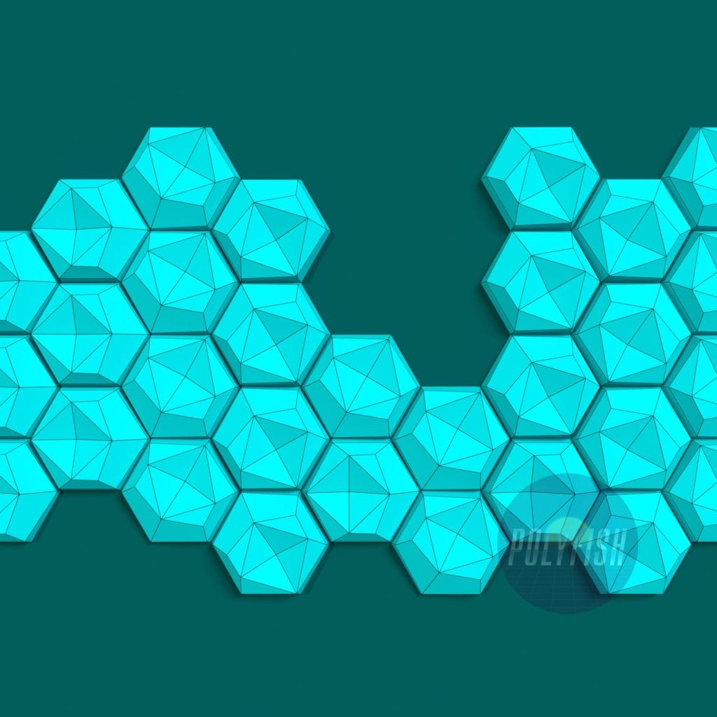 DIY Honeycomb #3 template Papercraft PDF - Crealandia
