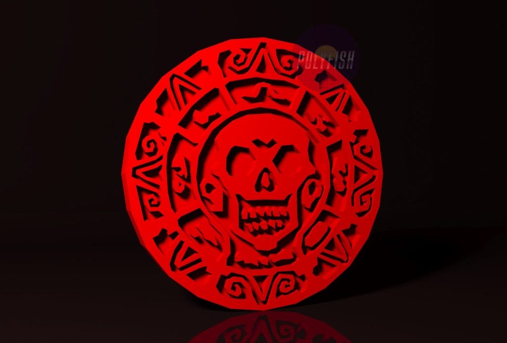 DIY Aztec Coin template Papercraft PDF - Crealandia