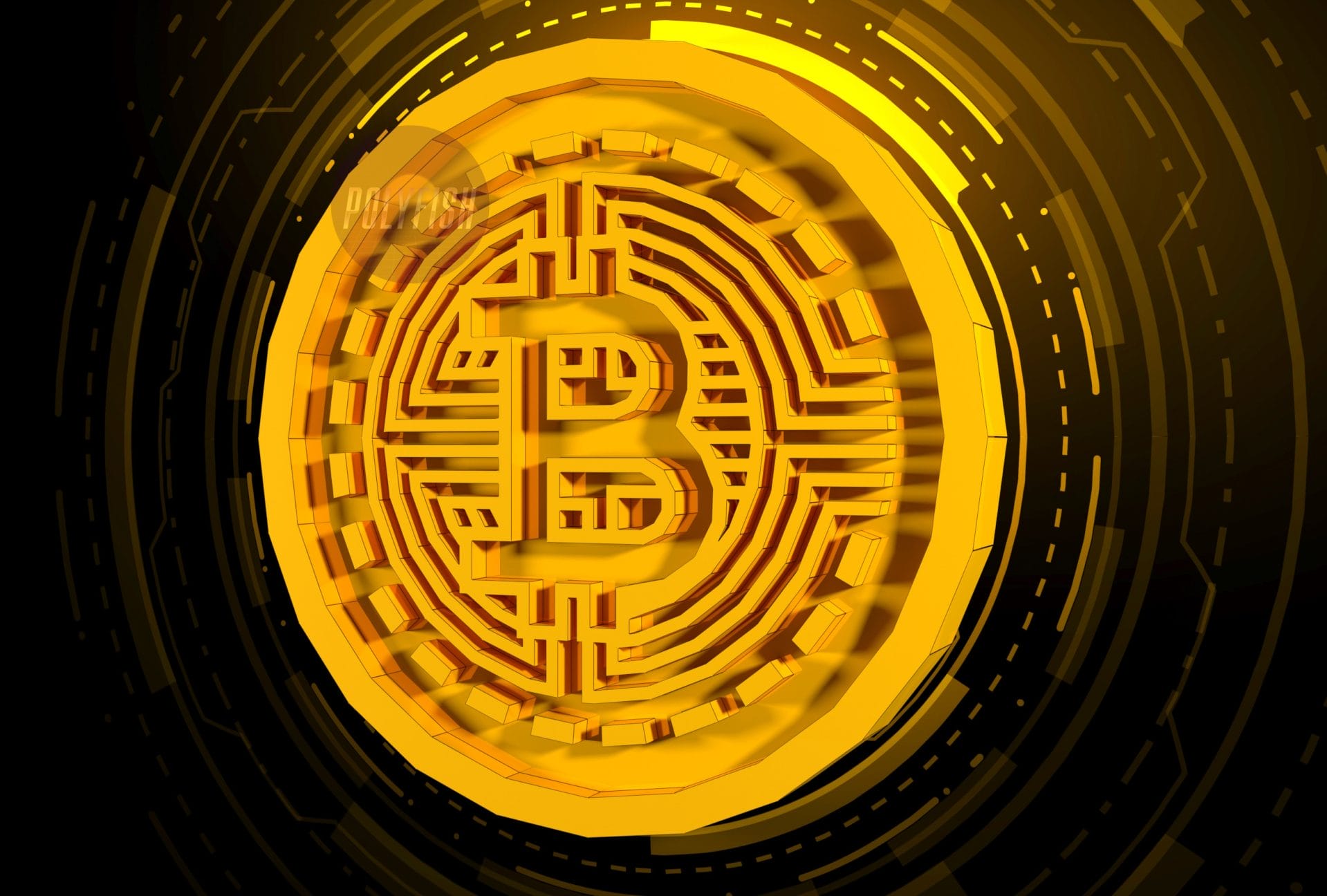 DIY Bitcoin Coin template Papercraft PDF - Crealandia