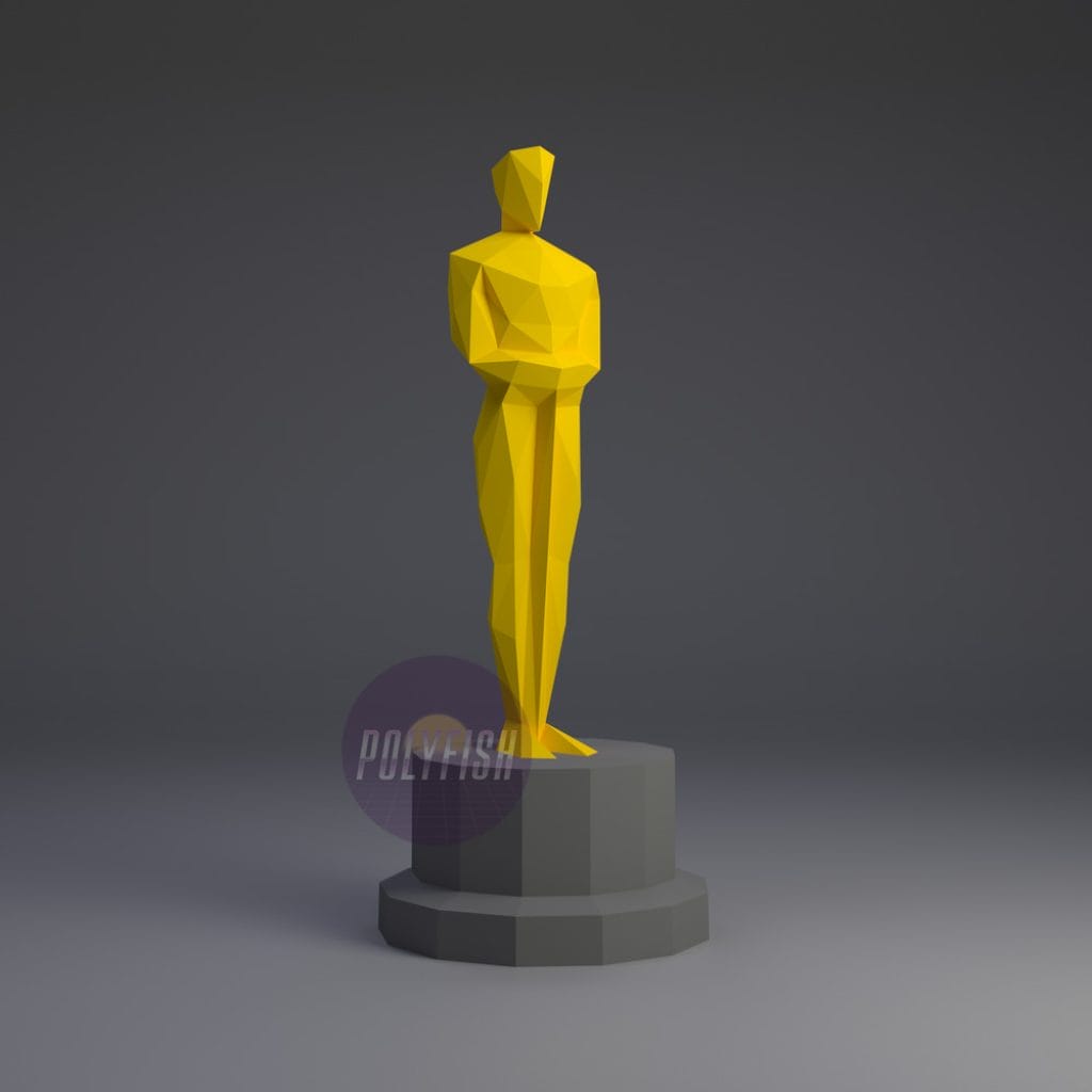 DIY Oscar template Papercraft PDF - Crealandia