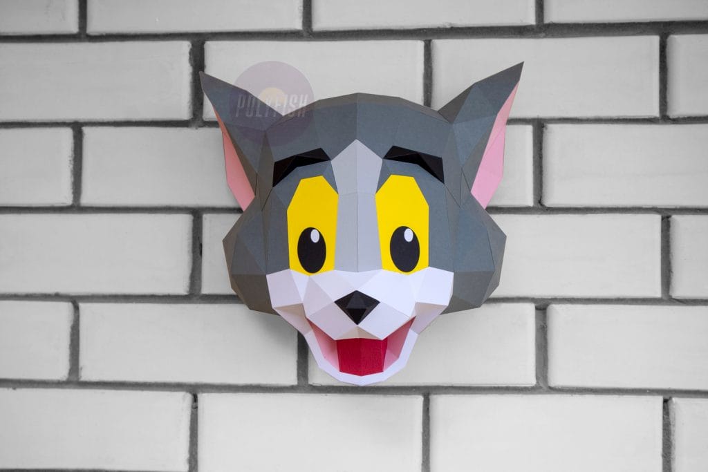 DIY Tom and Jerry template Papercraft PDF - Crealandia