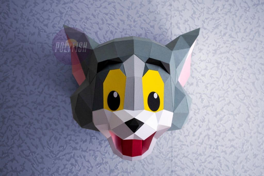 DIY Tom and Jerry template Papercraft PDF - Crealandia