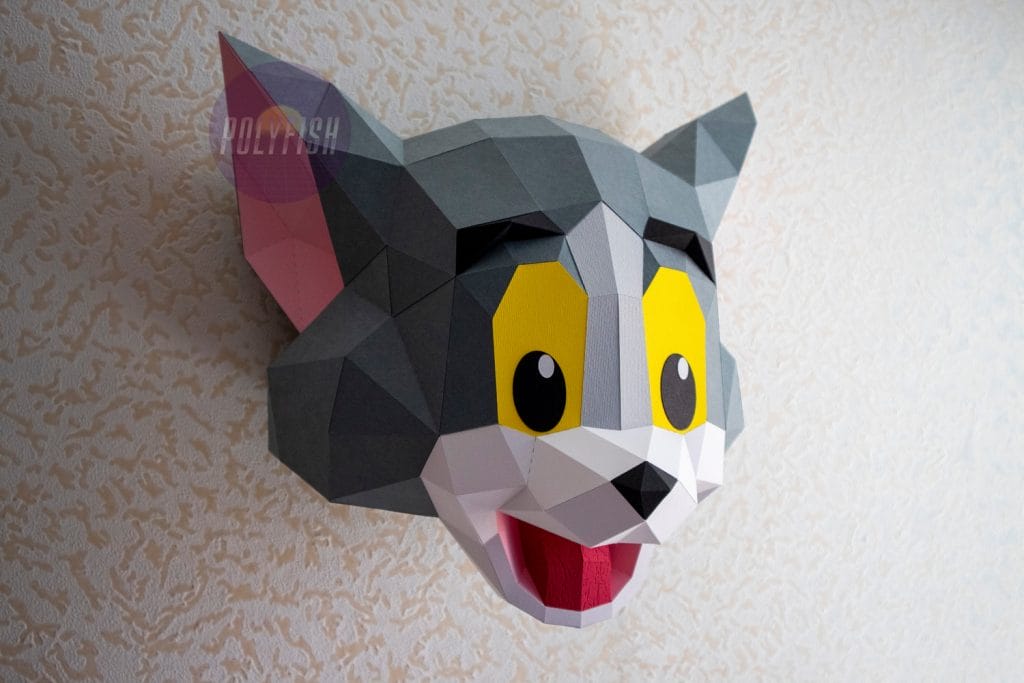 DIY Tom and Jerry template Papercraft PDF - Crealandia