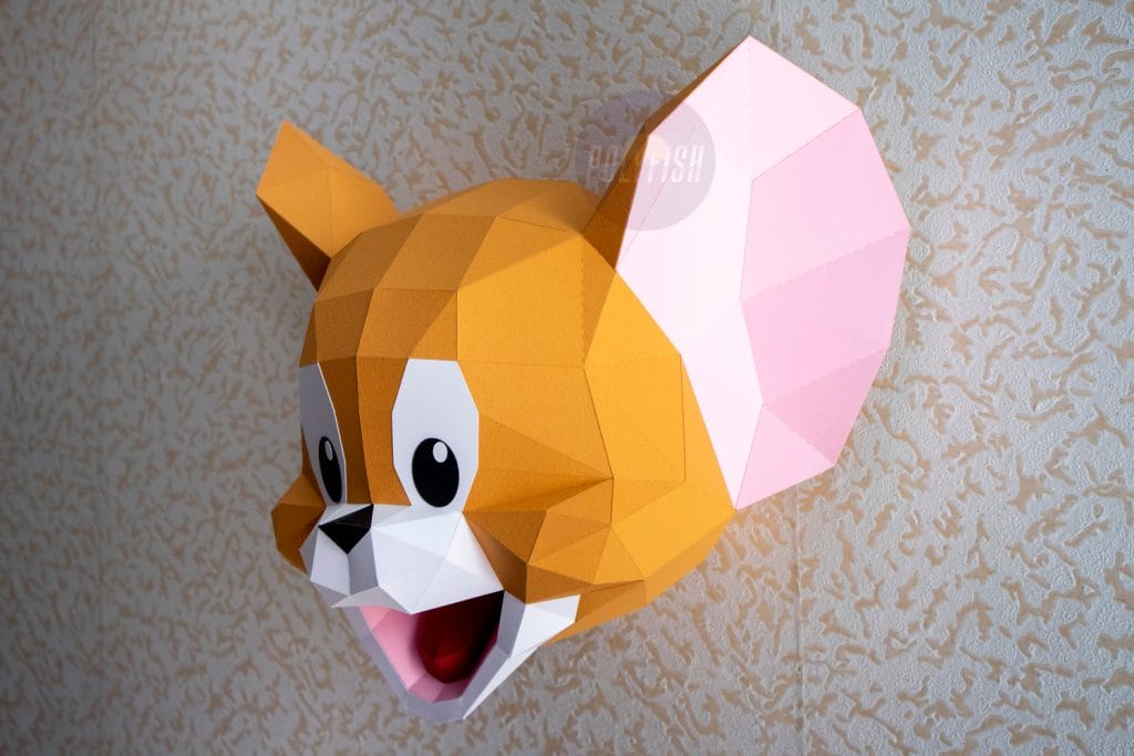 DIY Tom and Jerry template Papercraft PDF - Crealandia