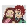 Anime cross stitch pattern Demon Slayer PDF - Crealandia