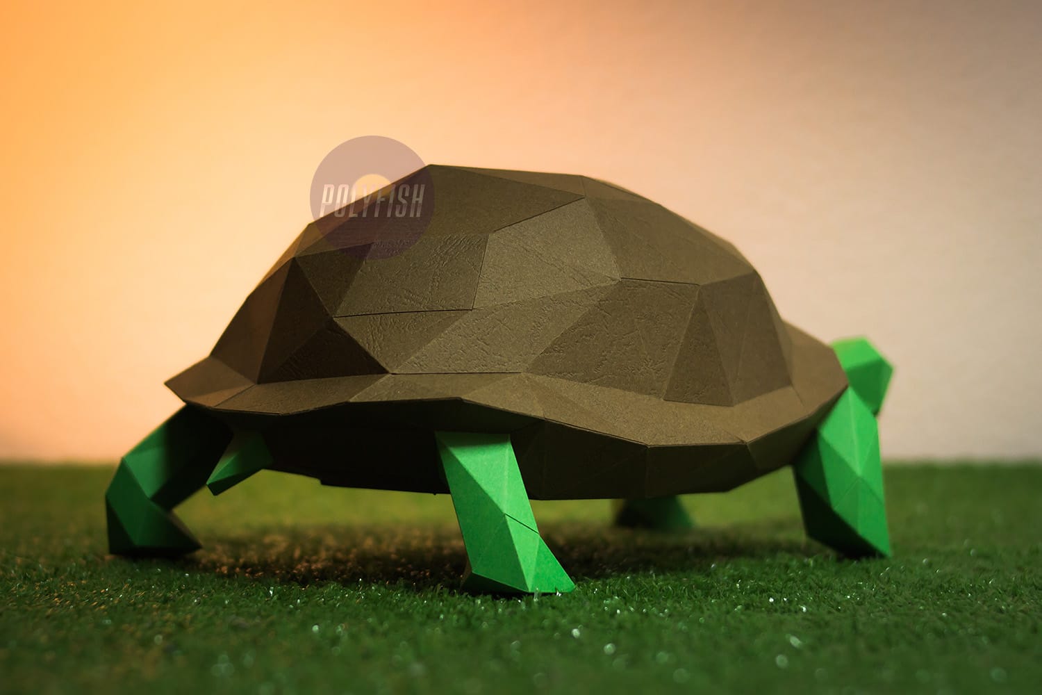 DIY Turtle template Papercraft PDF - Crealandia