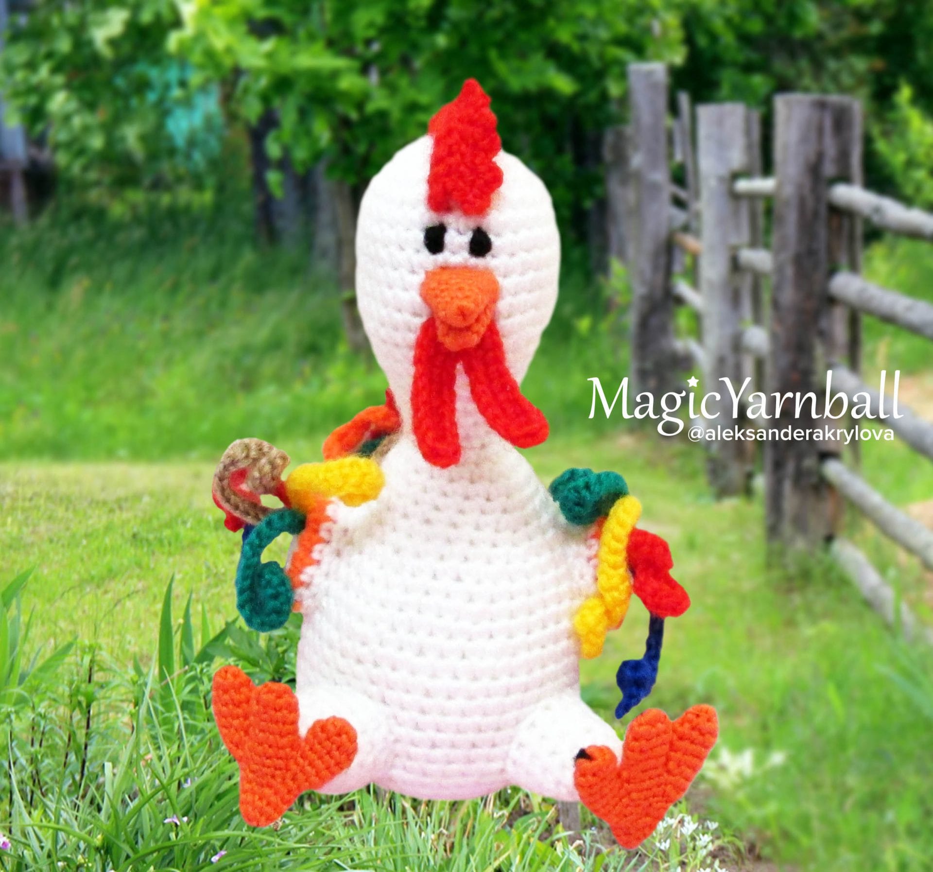 Crochet Rooster Pattern