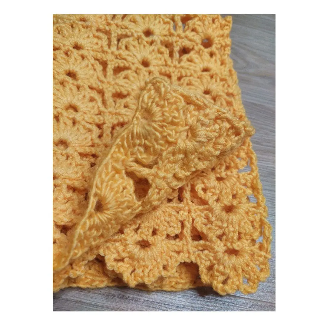 Crochet baby throw pattern - Crealandia