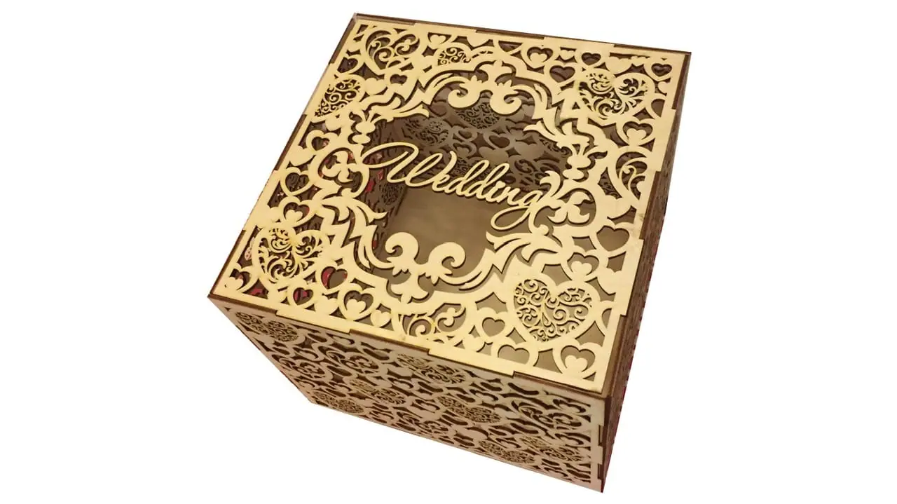 1 Successful Cnc Router Files Wedding Box Dxf Laser Cutting