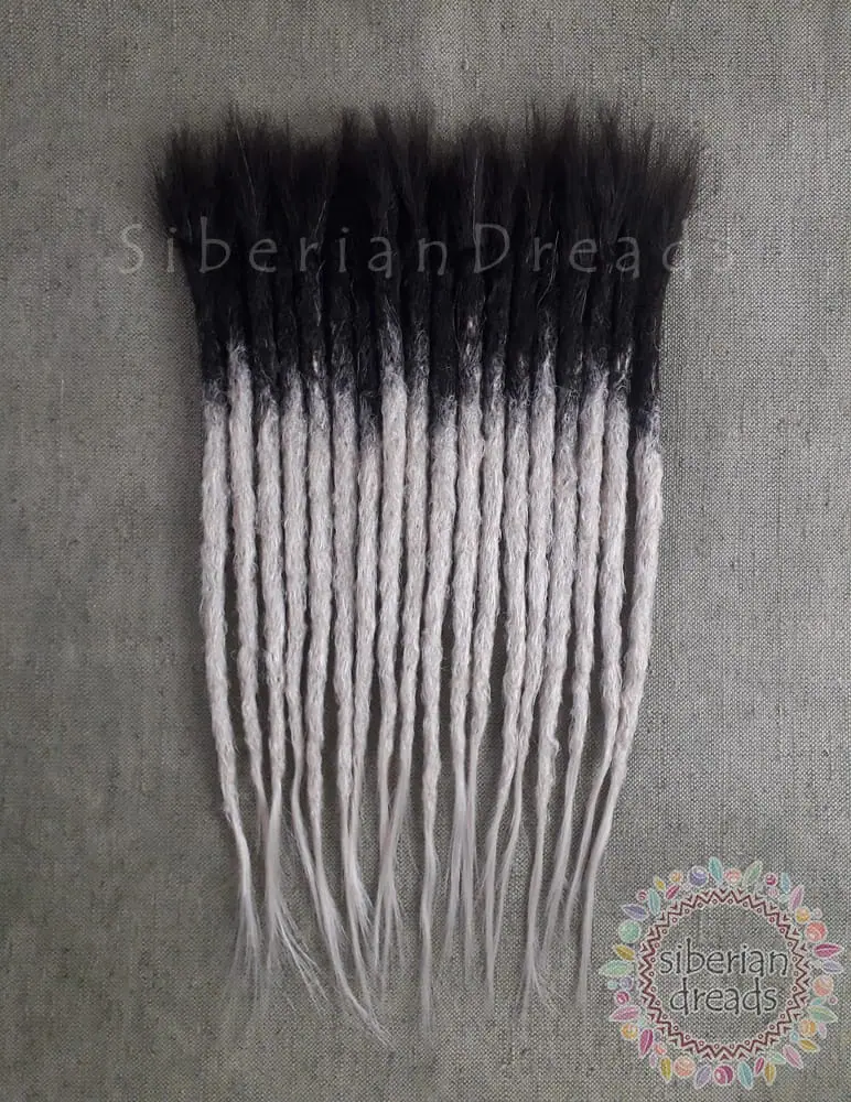 Synthetic dreads crochet bumpy dark brown blonde dreadlocks