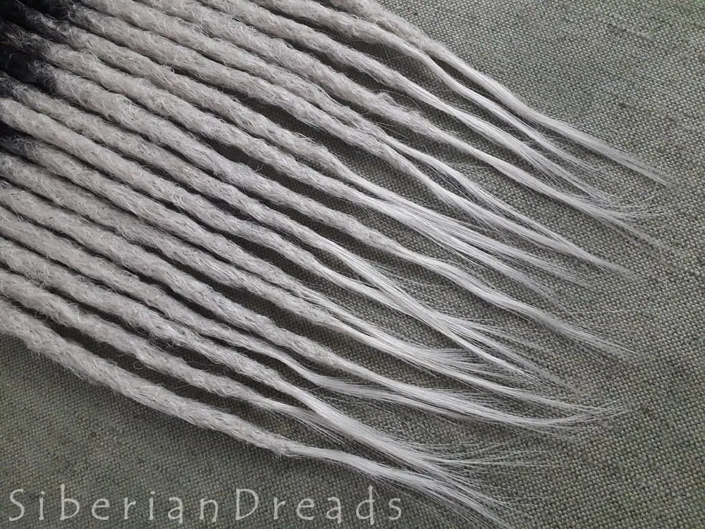 Synthetic dreads crochet bumpy dark brown blonde dreadlocks