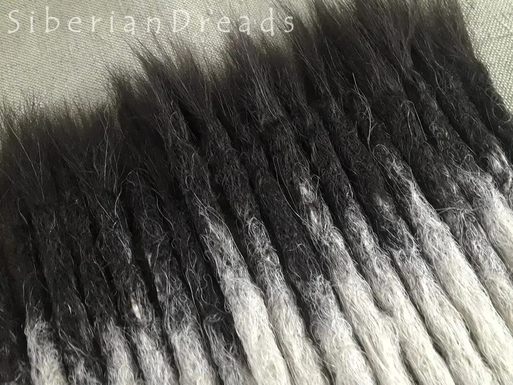 Synthetic dreads crochet bumpy dark brown blonde dreadlocks