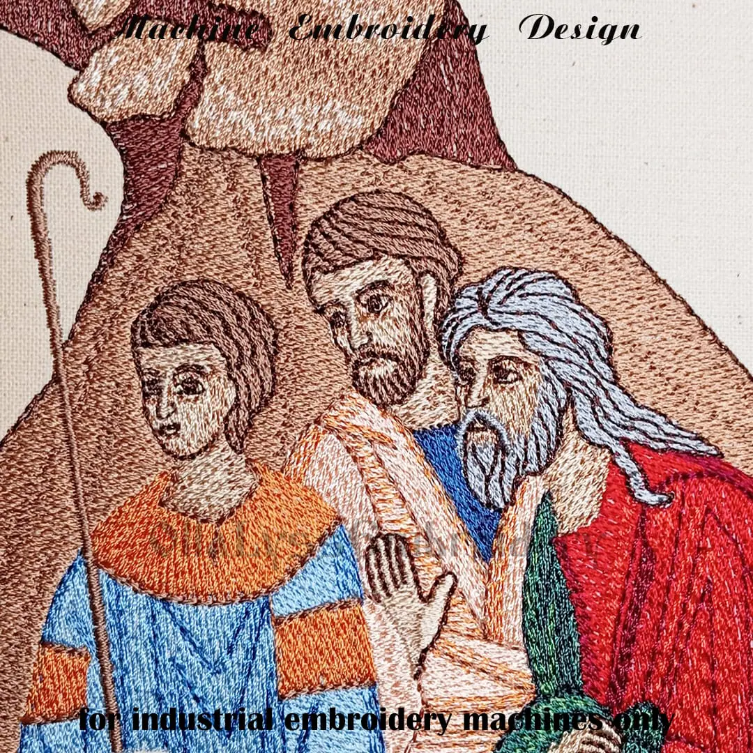 The Resurrection of Jesus Christ embroidery design