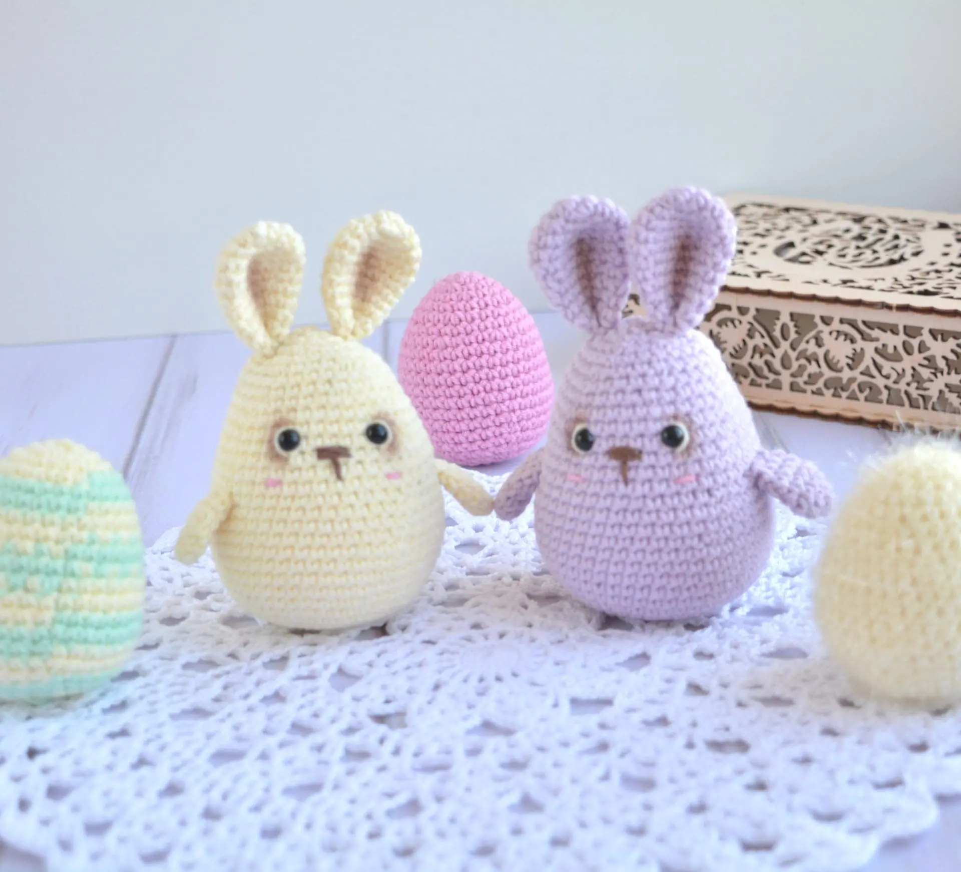 Easter Bunny crochet pattern, Amigurumi pattern, tutorial