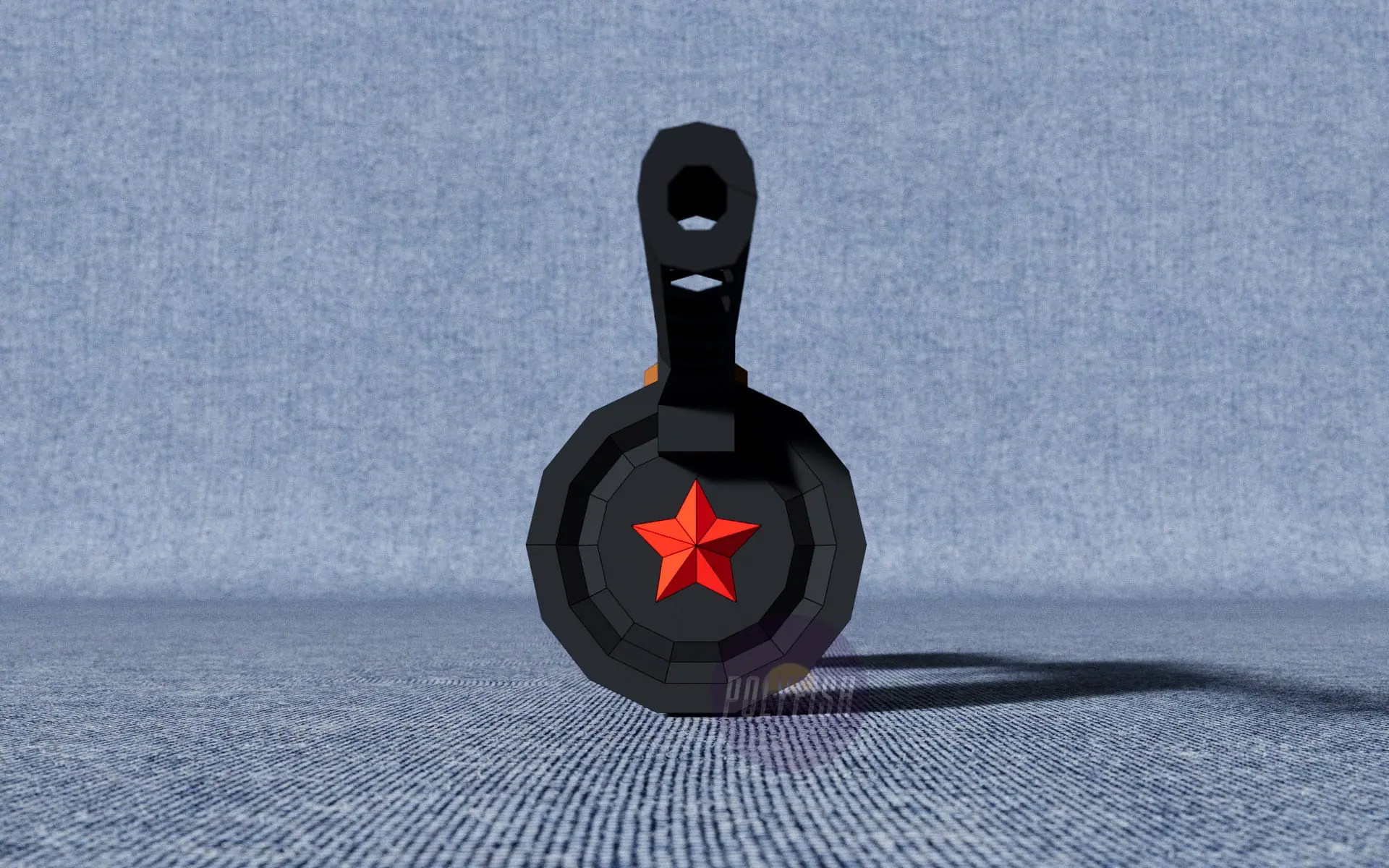 DIY Shpagin Submachine Gun (PPSh-41) template Papercraft PDF - Crealandia