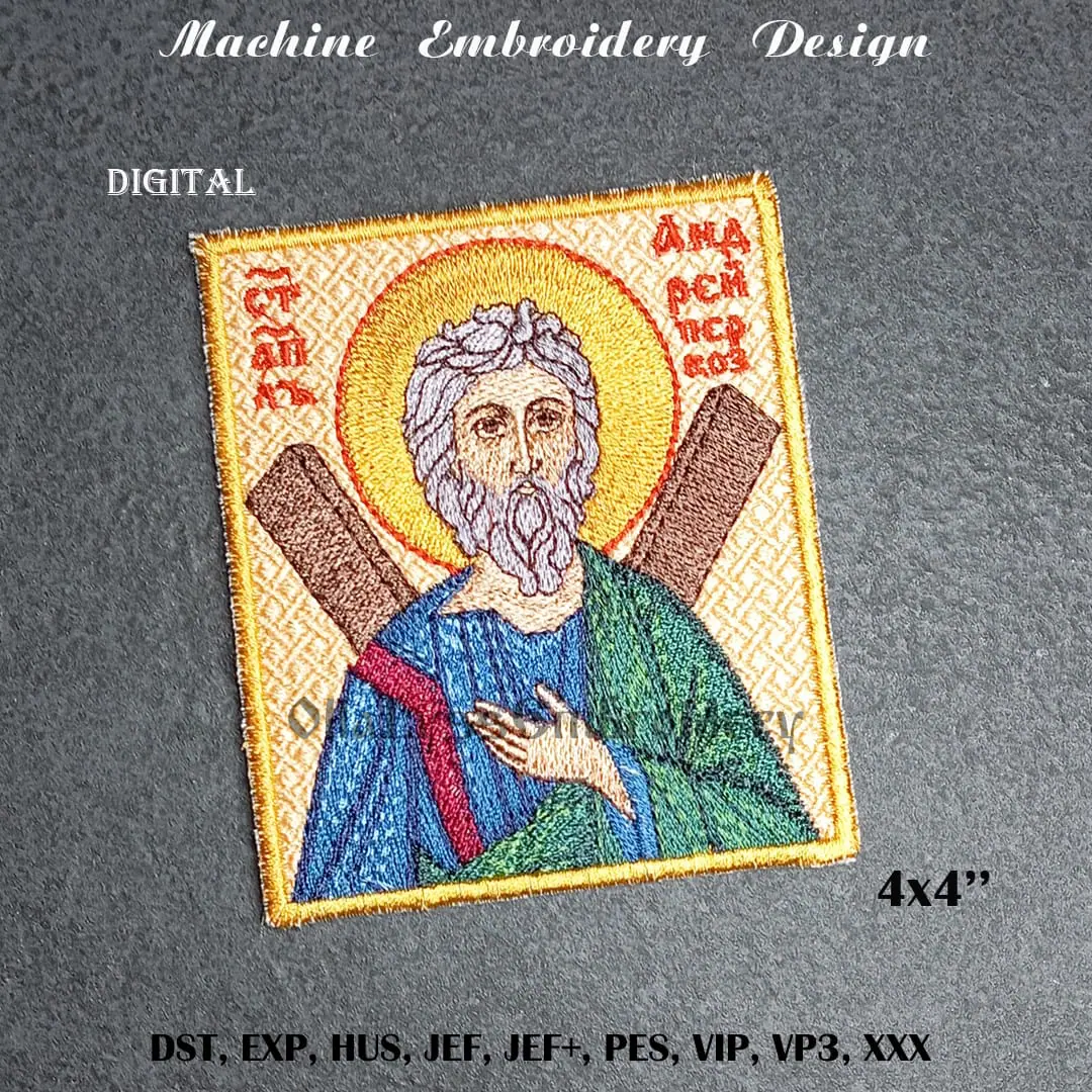Andrew the Apostle embroidery design