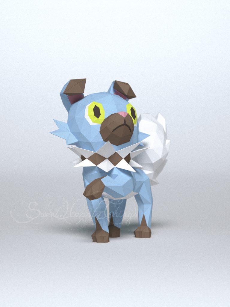 3d Papercraft – Rocabot Shiny - PDF DXF Templates - Crealandia