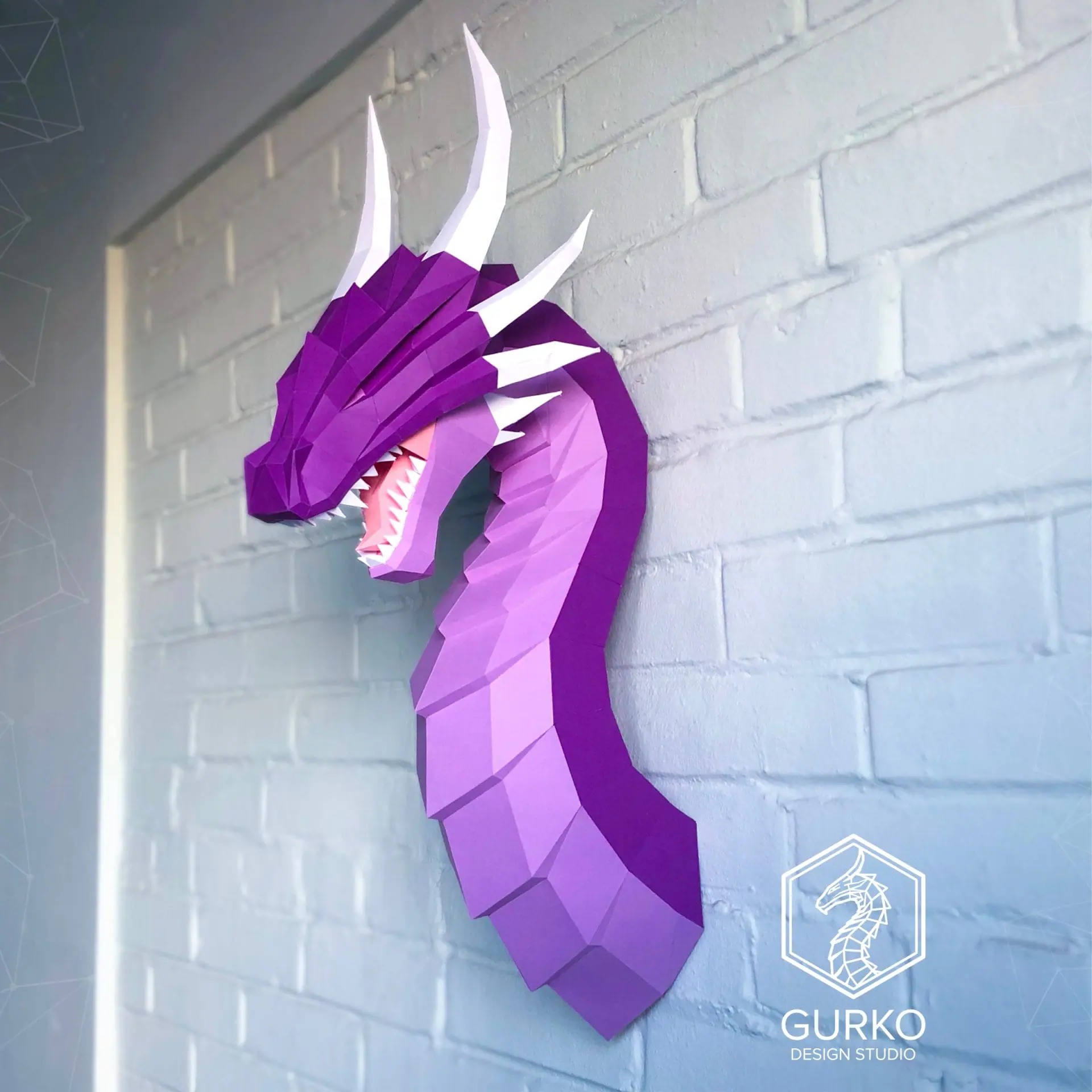 Awesome Dragon Papercraft, Pdf, Gurko, Template, DIY Craft, 3D - Crealandia