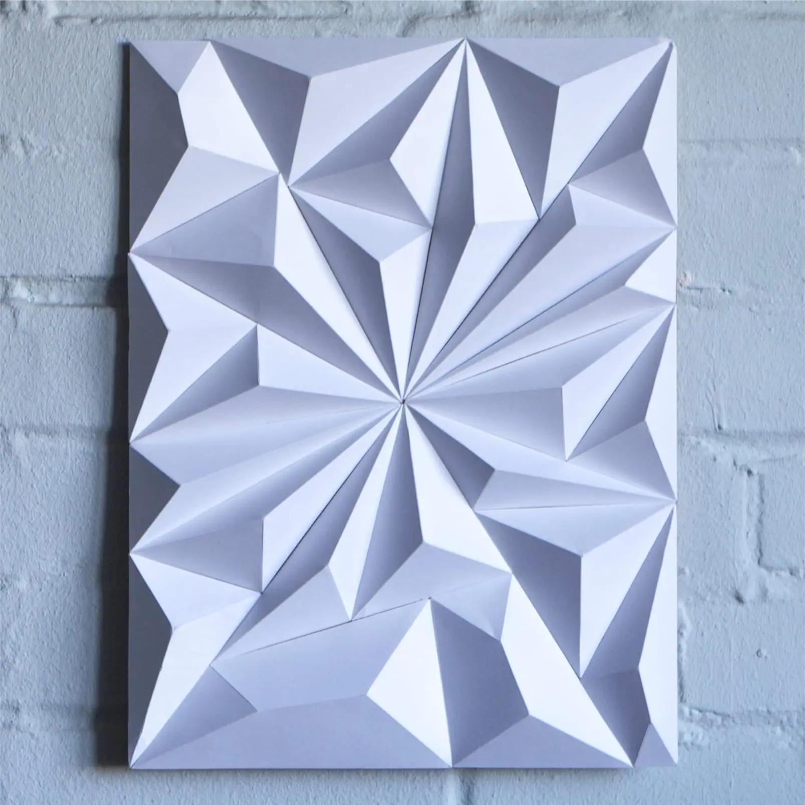 Geometric Pattern Triptych Papercraft, Pdf, Gurko, Low Poly, DIY ...