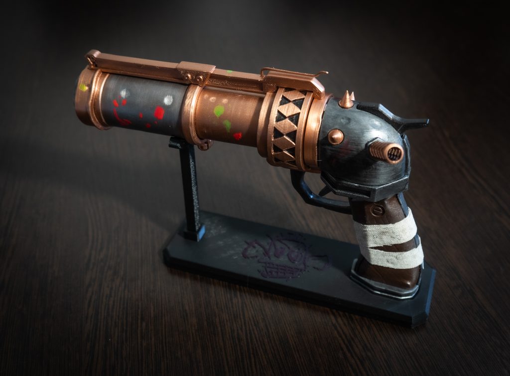 Jinx Gun Cosplay Prop – League of Legends Arcane Weapon - Crealandia