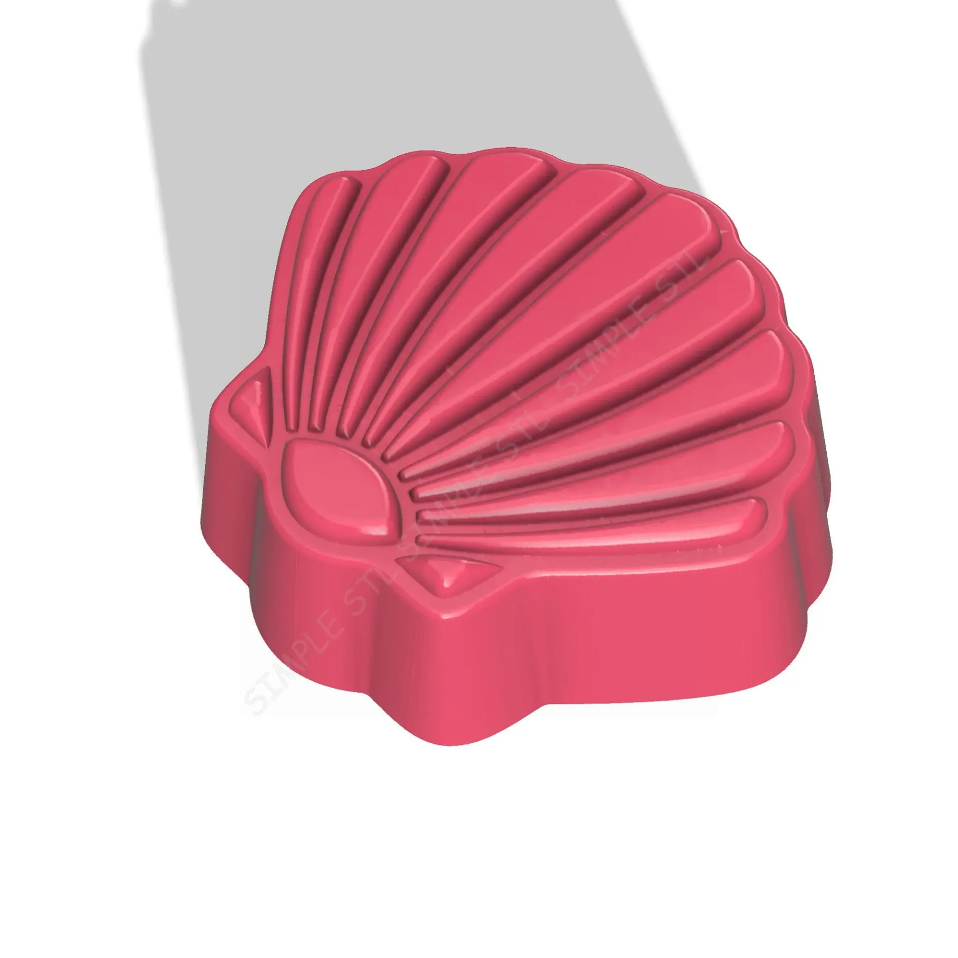 Seashell STL file for vacuum forming and 3D printing - Crealandia