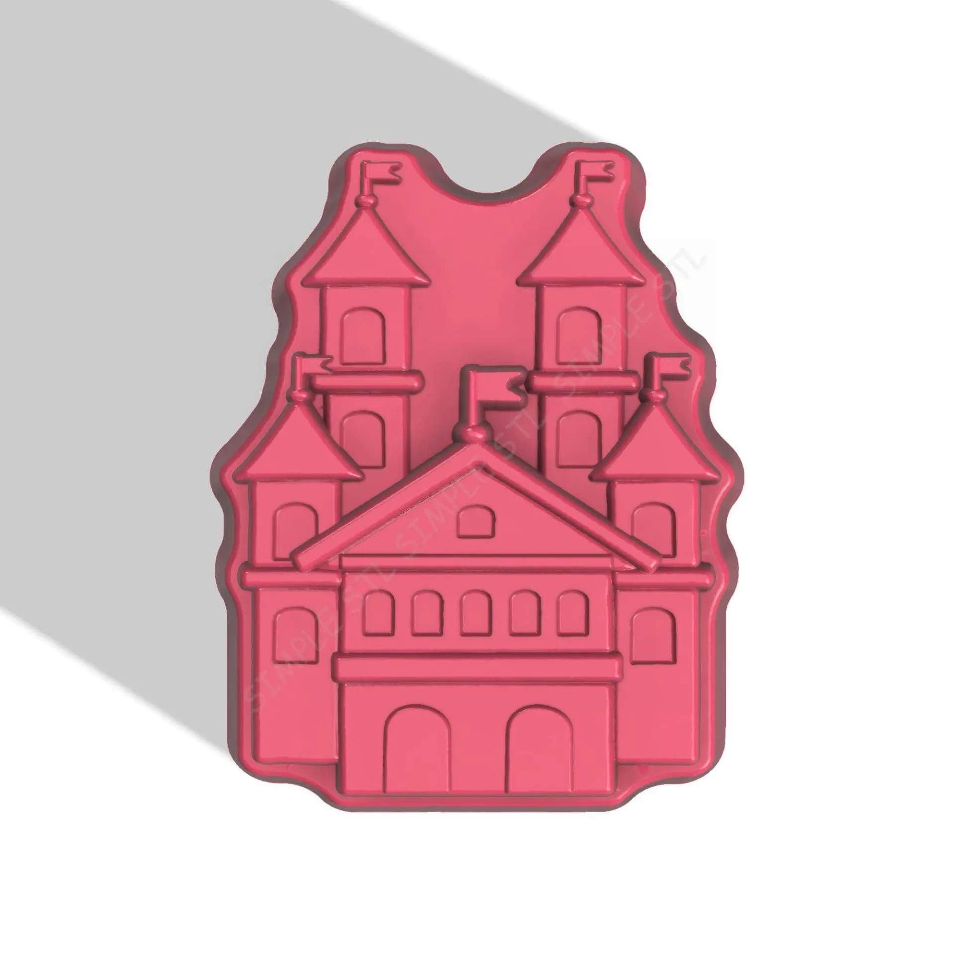 Castle STL file for vacuum forming and 3D printing - Crealandia