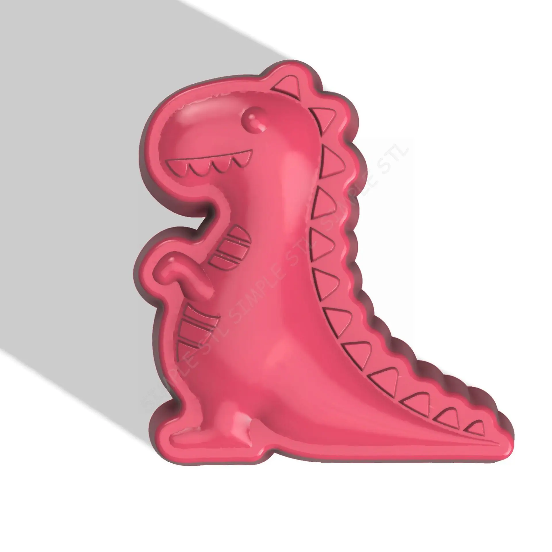 Dinosaur STL file for vacuum forming and 3D printing - Crealandia
