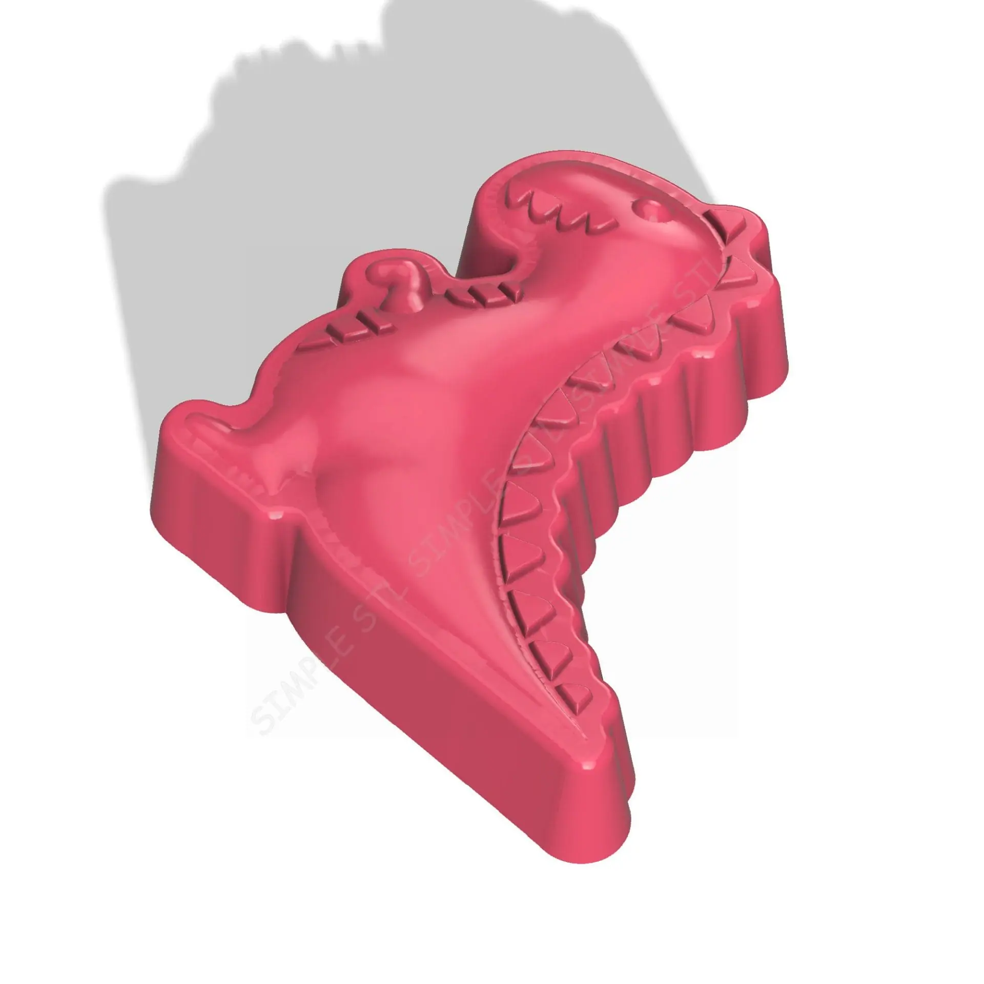 Dinosaur STL file for vacuum forming and 3D printing - Crealandia