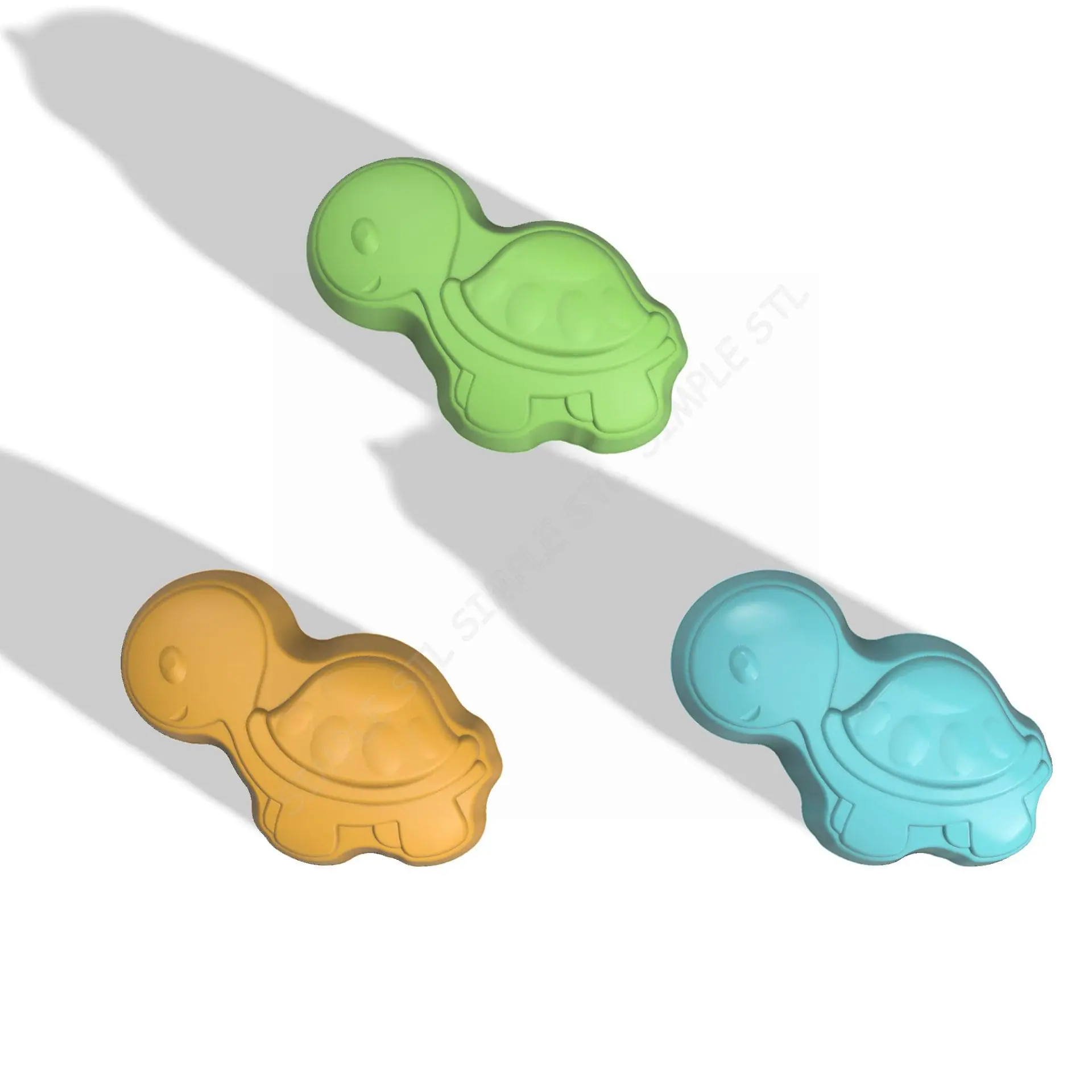 TURTLE STL file for vacuum forming and 3D printing - Crealandia